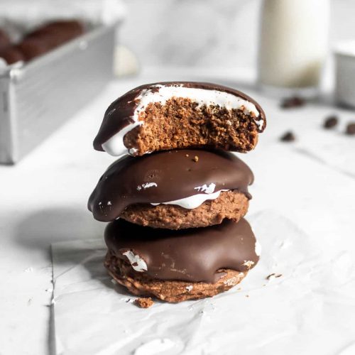Chocolate Marshmallow Cookies - bake & bacon