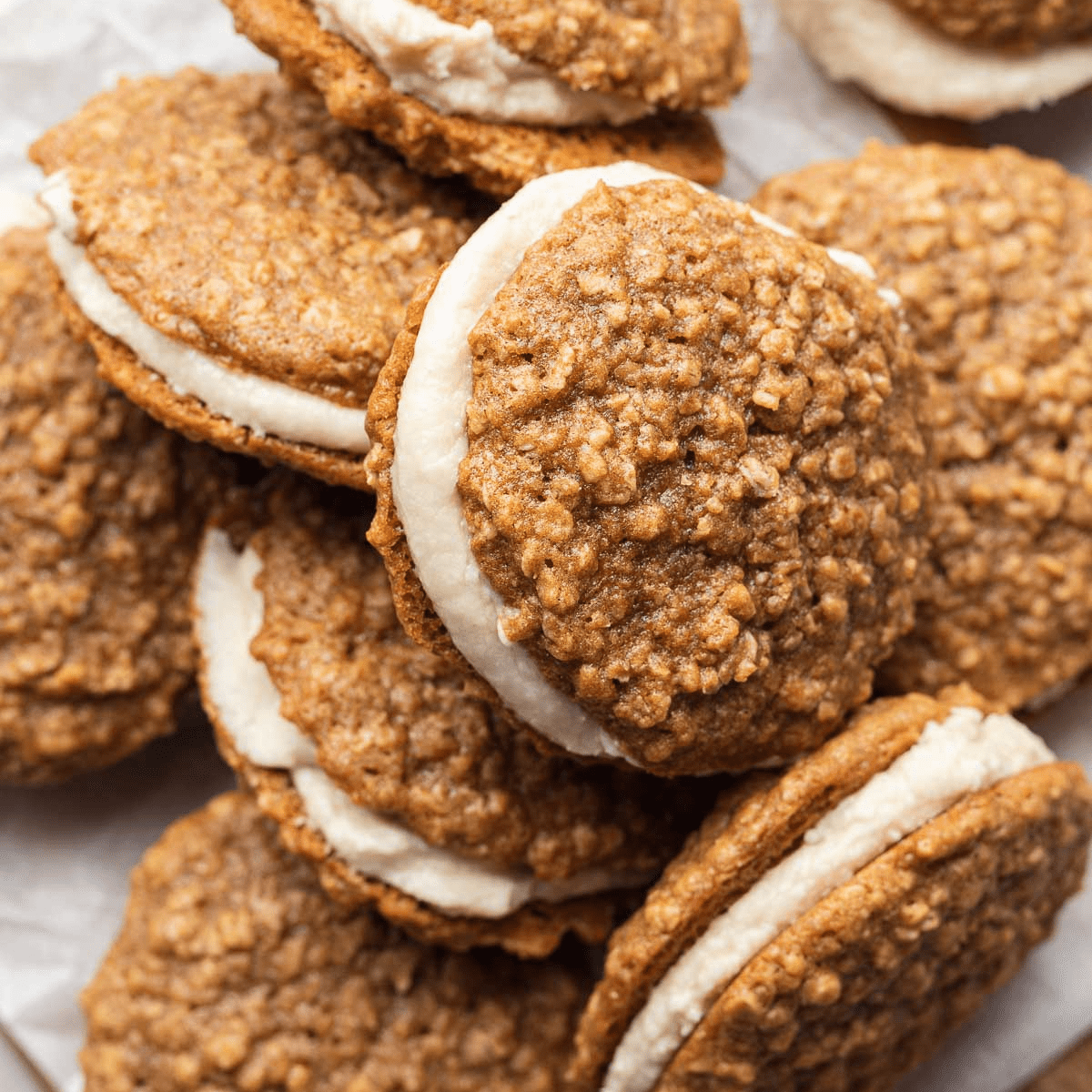 Soft & Chewy Oatmeal Creme Pies - Bake & Bacon