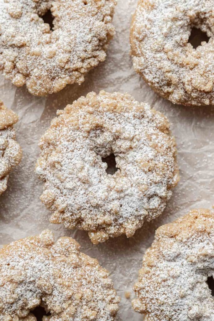 Crumb Donuts - No Mixer Needed! - Bake & Bacon