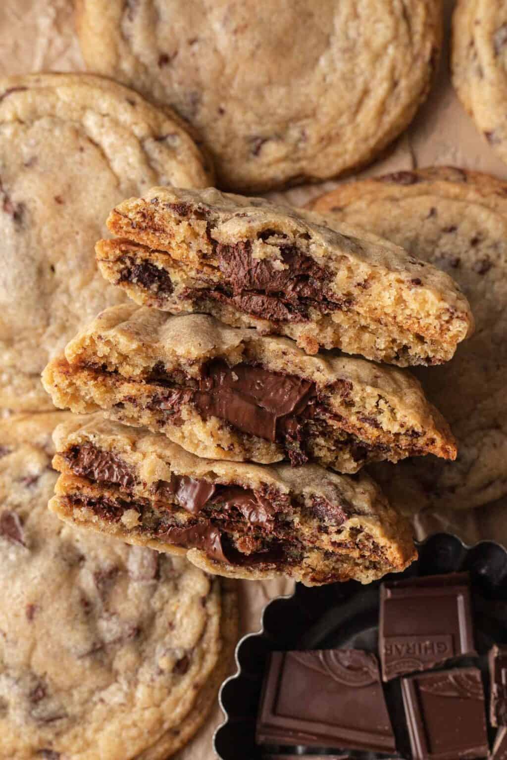 Chocolate Filled Cookies - Bake & Bacon