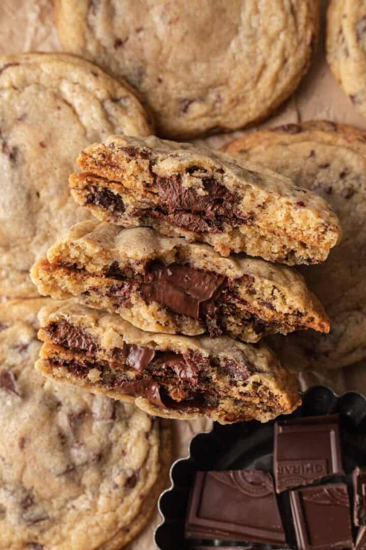 Chocolate Filled Cookies - Bake & Bacon