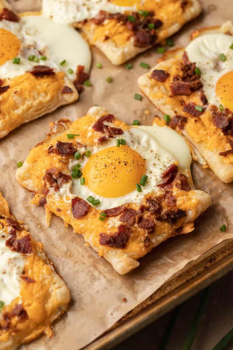 Savory Puff Pastry Breakfast Tarts - Bake & Bacon